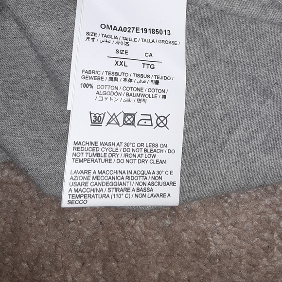 Off-White | Shirts | Mens Off White Main Label Tshirt | Poshmark